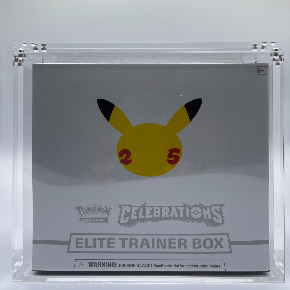 Pokémon TCG: ETB Premium Acrylic Display Box with Magnetic Lid